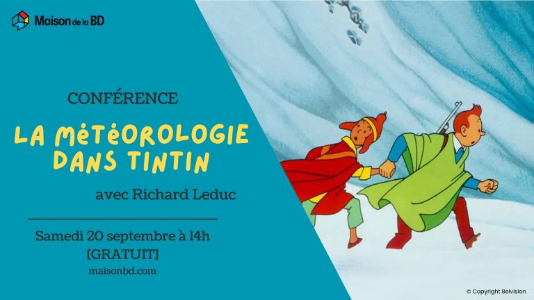 La météorologie dans Tintin par Richard Leduc - Maison de la BD